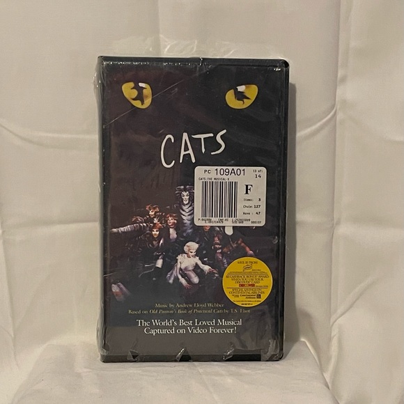 Andrew Lloyd Webber “Cats” | Other | Cats Broadway Musical Vhs Andrew ...